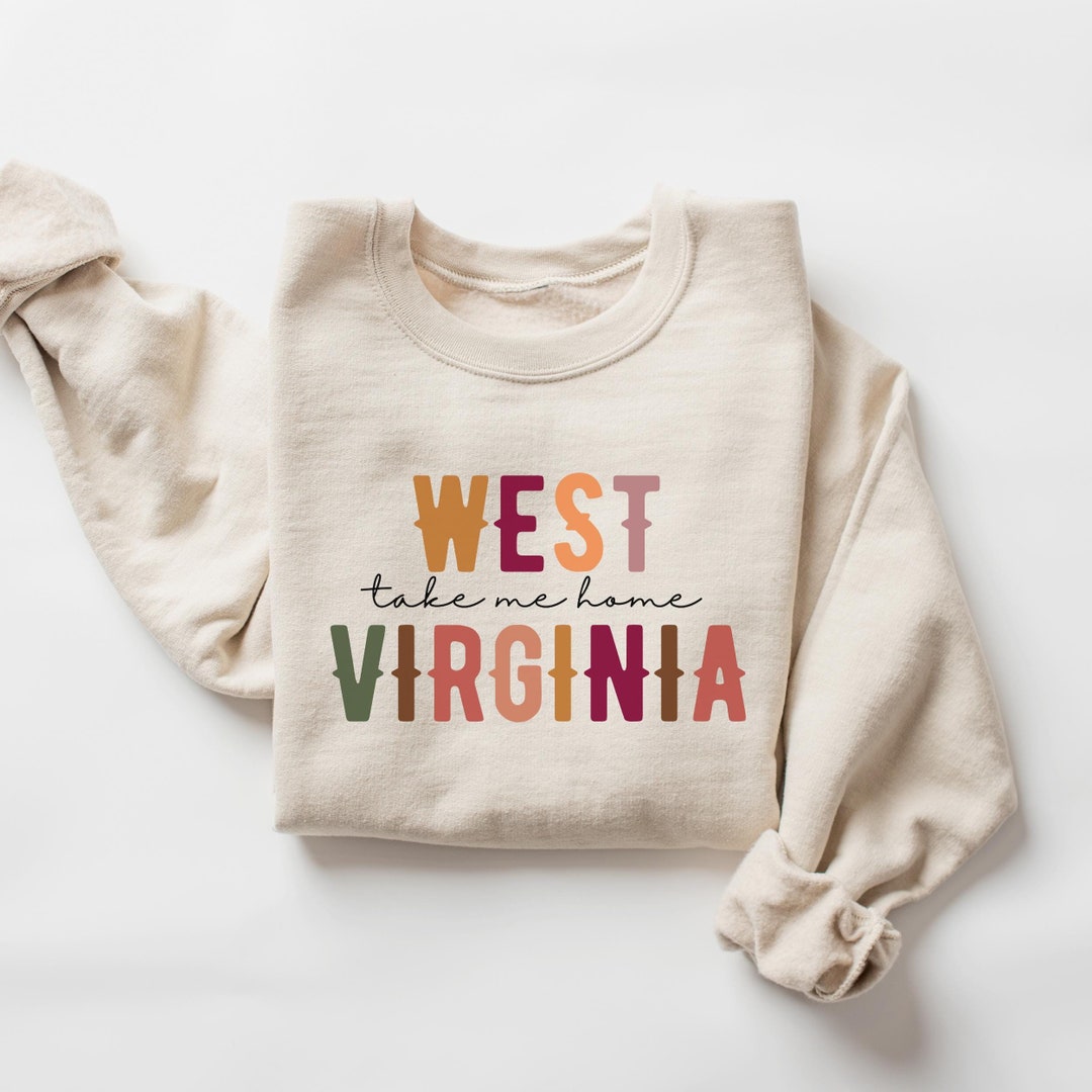 West Virginia Sweatshirt, Preppy West Virginia Sweatshirt, Trendy West ...