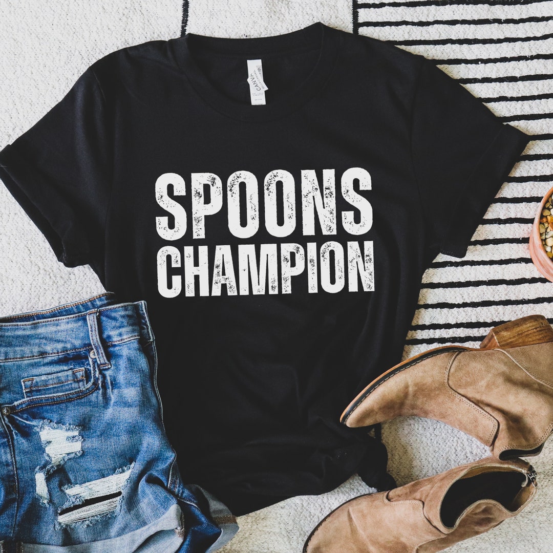 Spoons Champion Shirt, Spoons Tshirt, Spoons Game Night, Funny Women's ...