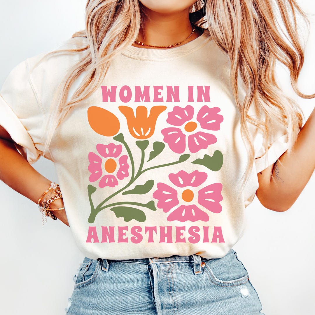 Women in Anesthesia Shirt, Anesthesiology T-shirt, Anesthesiologist ...