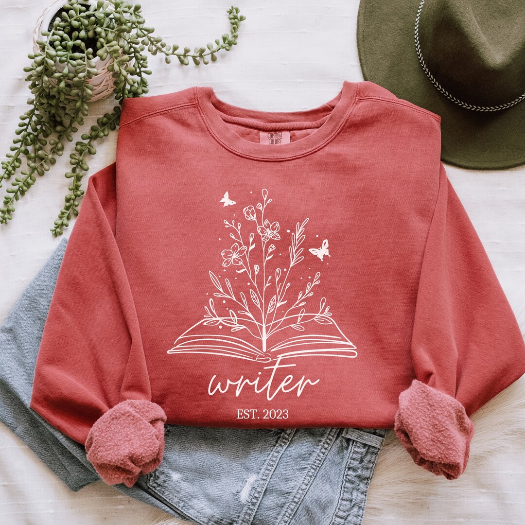 Custom Writer Sweatshirt Author Sweatshirt, Author Sweater, Writer ...