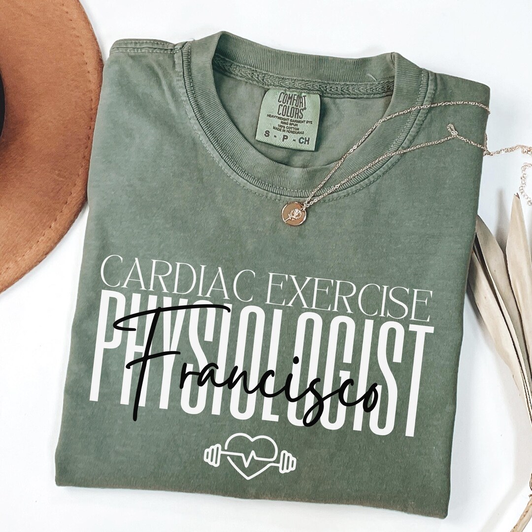 Cardiac Exercise Physiology T-shirt, Fitness Apparel, Health Enthusiast ...
