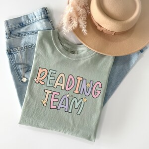 Reading Team Teacher Shirt, Reading Squad Shirt, Reading Specialist ...