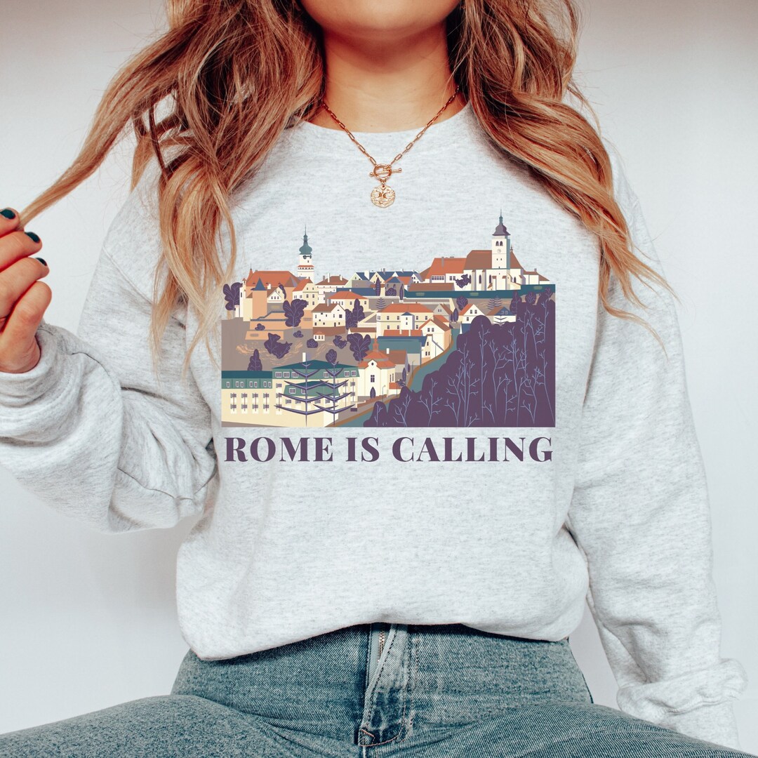 Rome Sweatshirt Italy Sweatshirt Rome IT Crewneck Sweater - Etsy