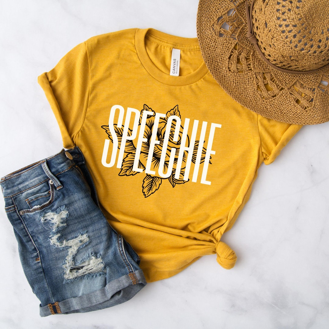 Speechie Tee, Speech Therapist Shirt, SLP T Shirt, Gift for Speech ...