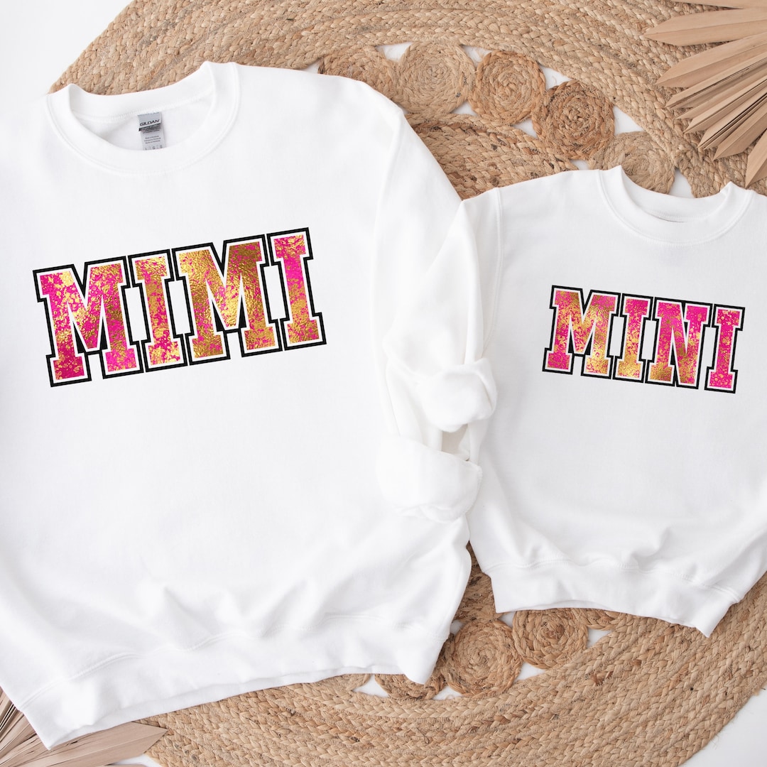 Mimi and Mini Shirts, Mimi Sweatshirt, Grandmother Shirts, Best Gifts ...