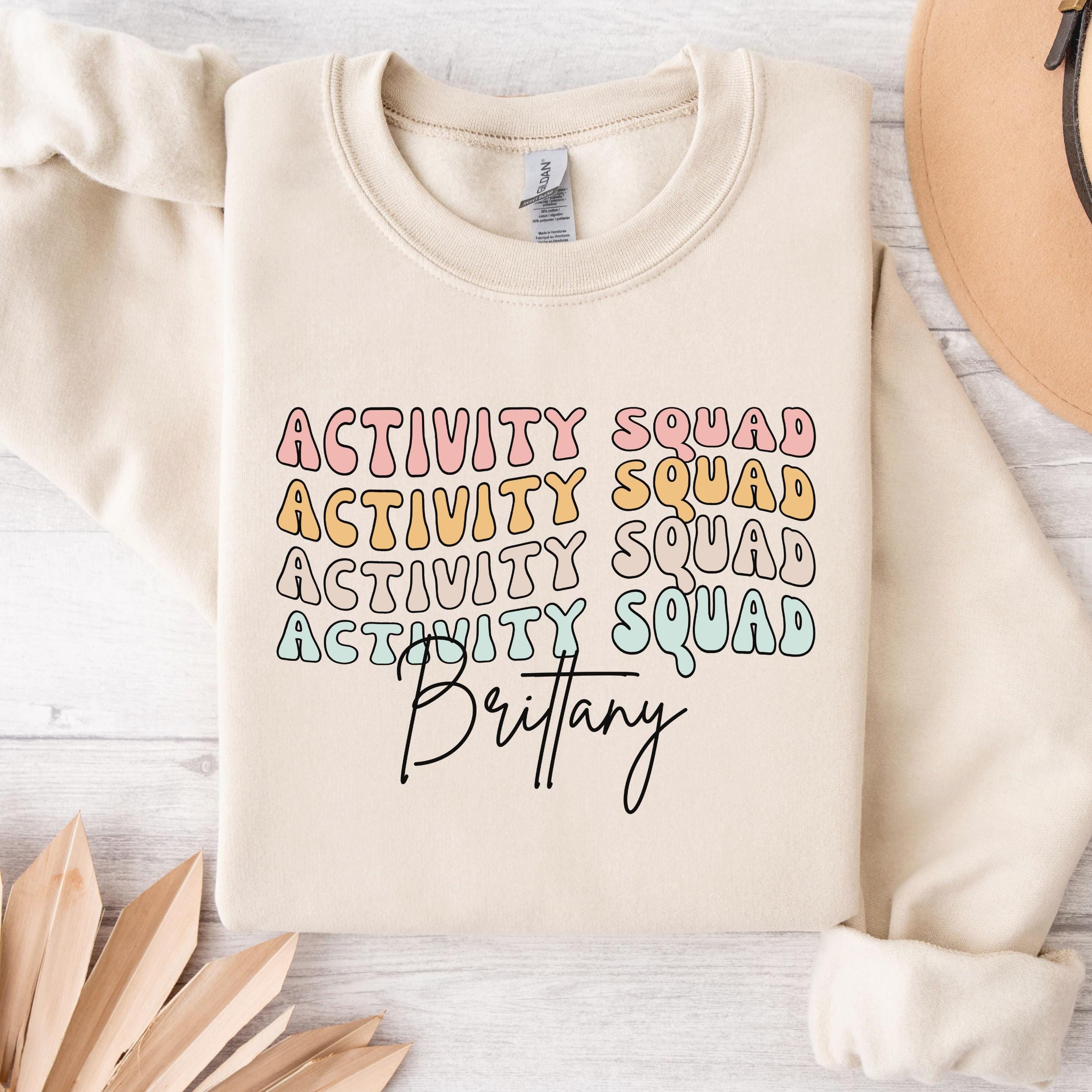 Custom Activity Squad Shirt, Retro Activities Assistant, Activity ...