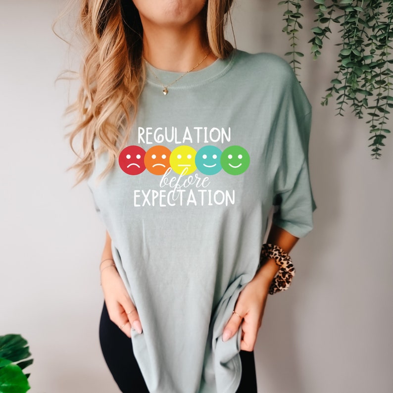 Regulation Before Expectation Autism Shirt Special Education - Etsy