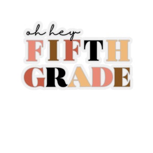 5th Grade Teacher Sticker 5th Grade Teacher 5th Grade - Etsy