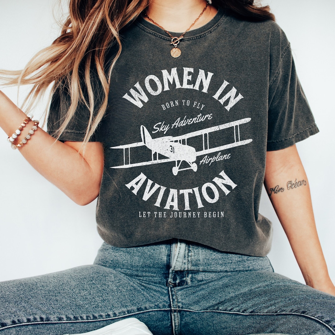 Funny Airplane Shirt, Aviation Shirt, Gift for Pilot, Aviator Shirt ...