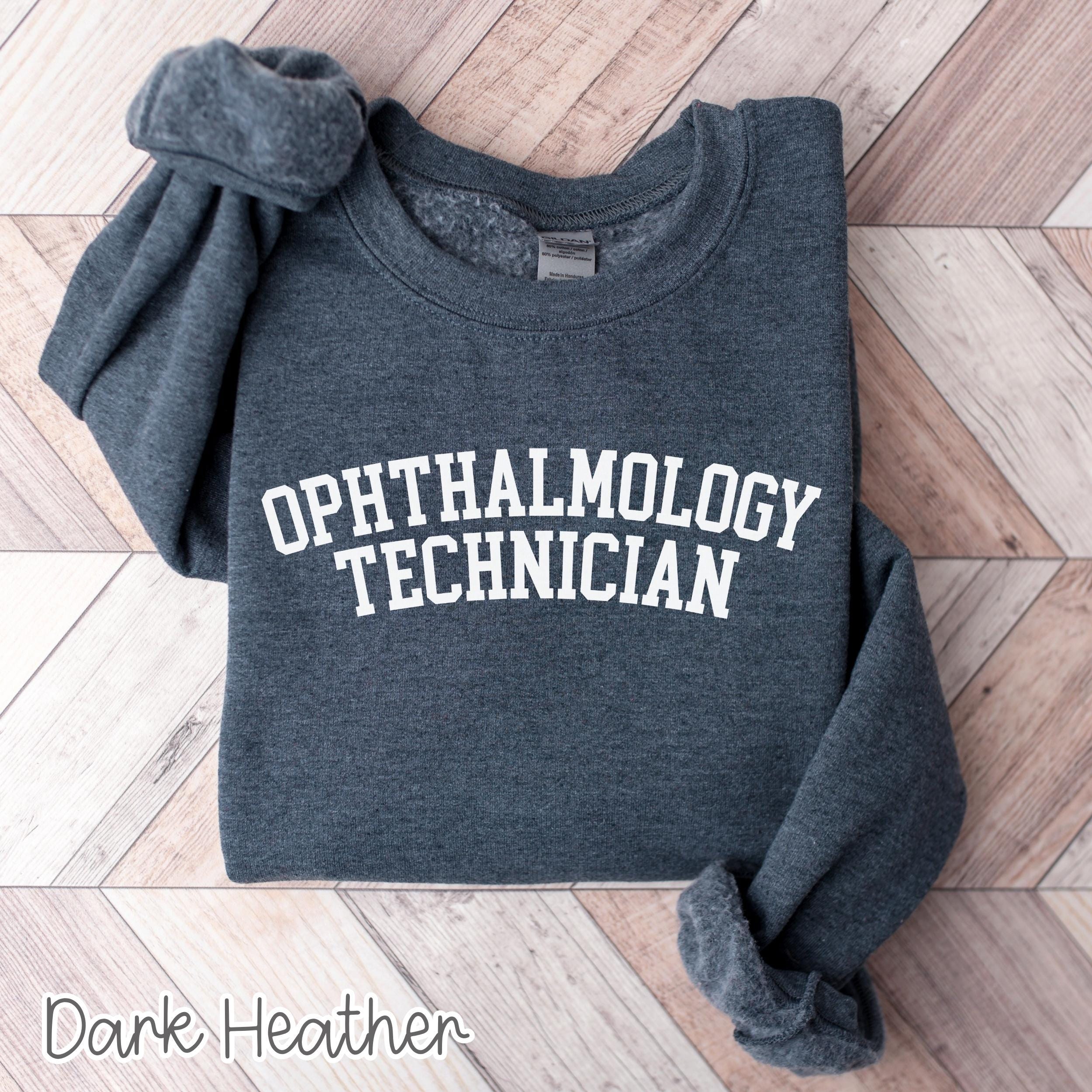 Ophthalmology Technician Crewneck Sweatshirt, Optometry Tech Shirt - Etsy