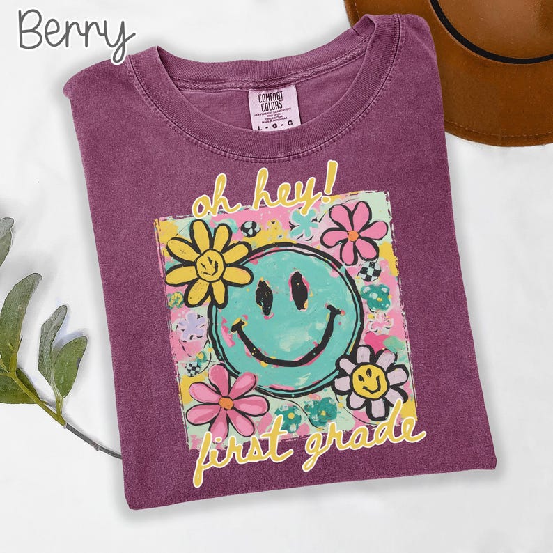 First Grade Teacher Shirt, 1st Grade Shirt, Grade Level Tshirt, Cute ...