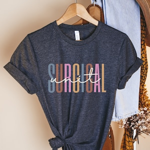 Surgial Unit Surgical Team Shirt Operating Room Nurse Shirt Surgical ...