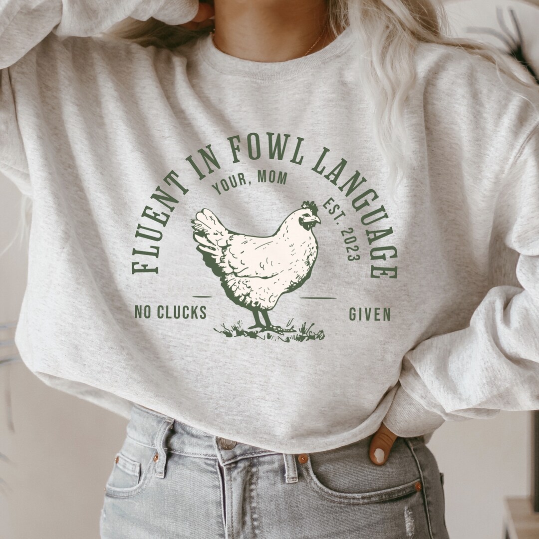Chicken Sweater Funny Chicken Shirt Chicken Floral Chicken - Etsy