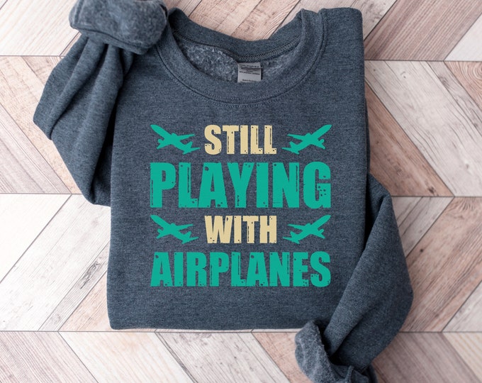 Aesthetic Airplane Sweatshirt, Travel Sweatshirt, Cute Adventurer Gift ...