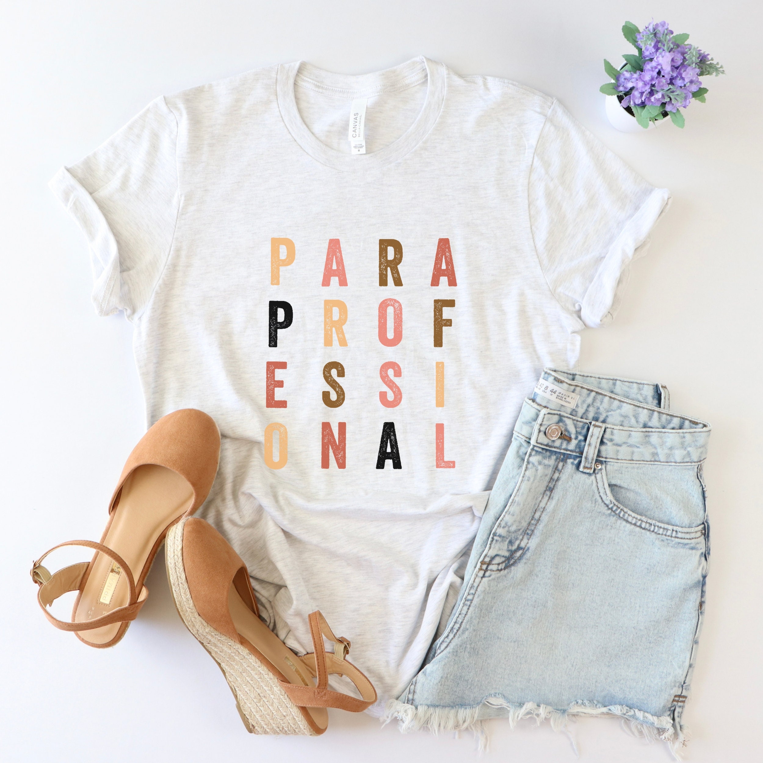 Paraprofessional Shirt Para Teacher Shirt Para Shirt Para | Etsy