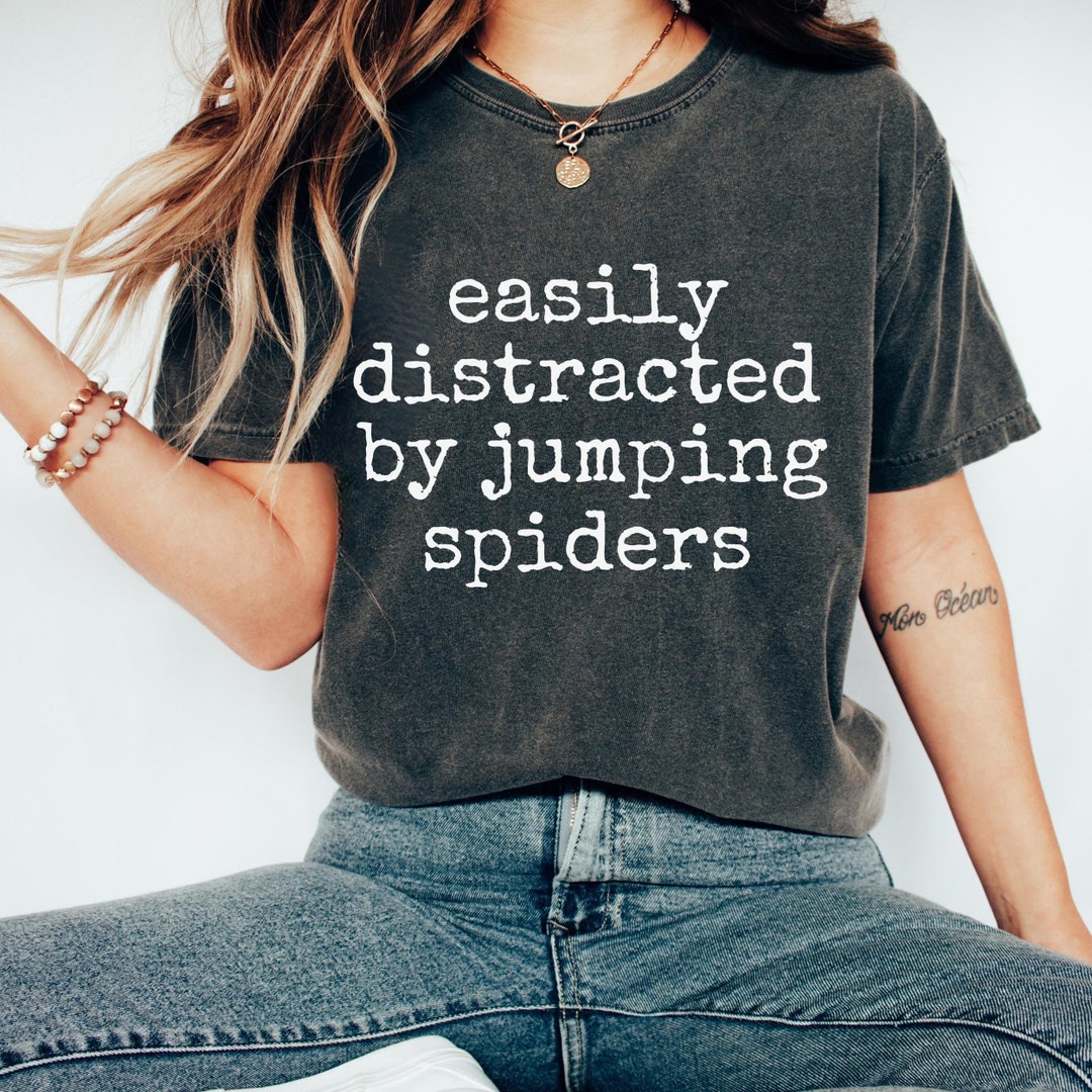 Jumping Spiders Shirt, Spider Tshirt, Funny Spider Shirt, Spider Lover ...