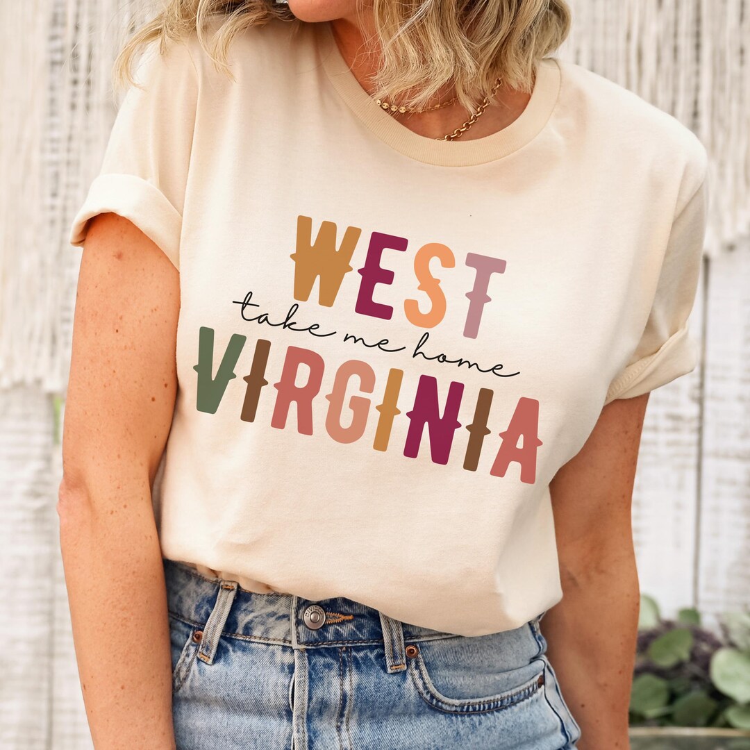 West Virginia Shirt, Preppy West Virginia Tshirt, Trendy West Virginia ...