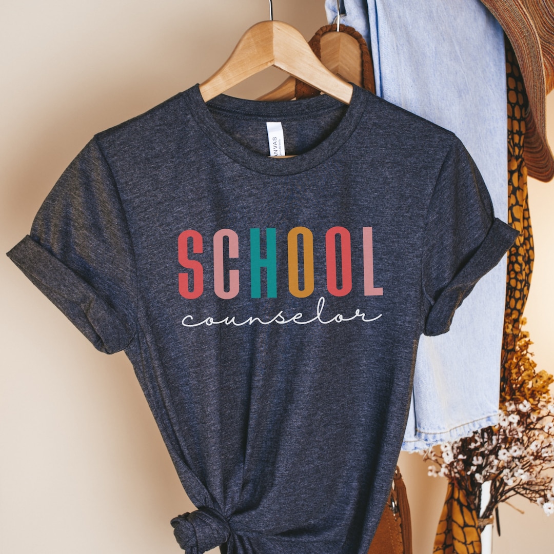 School Counselor Shirt, School Counselor Tee, Counselor Tshirt, Gift ...