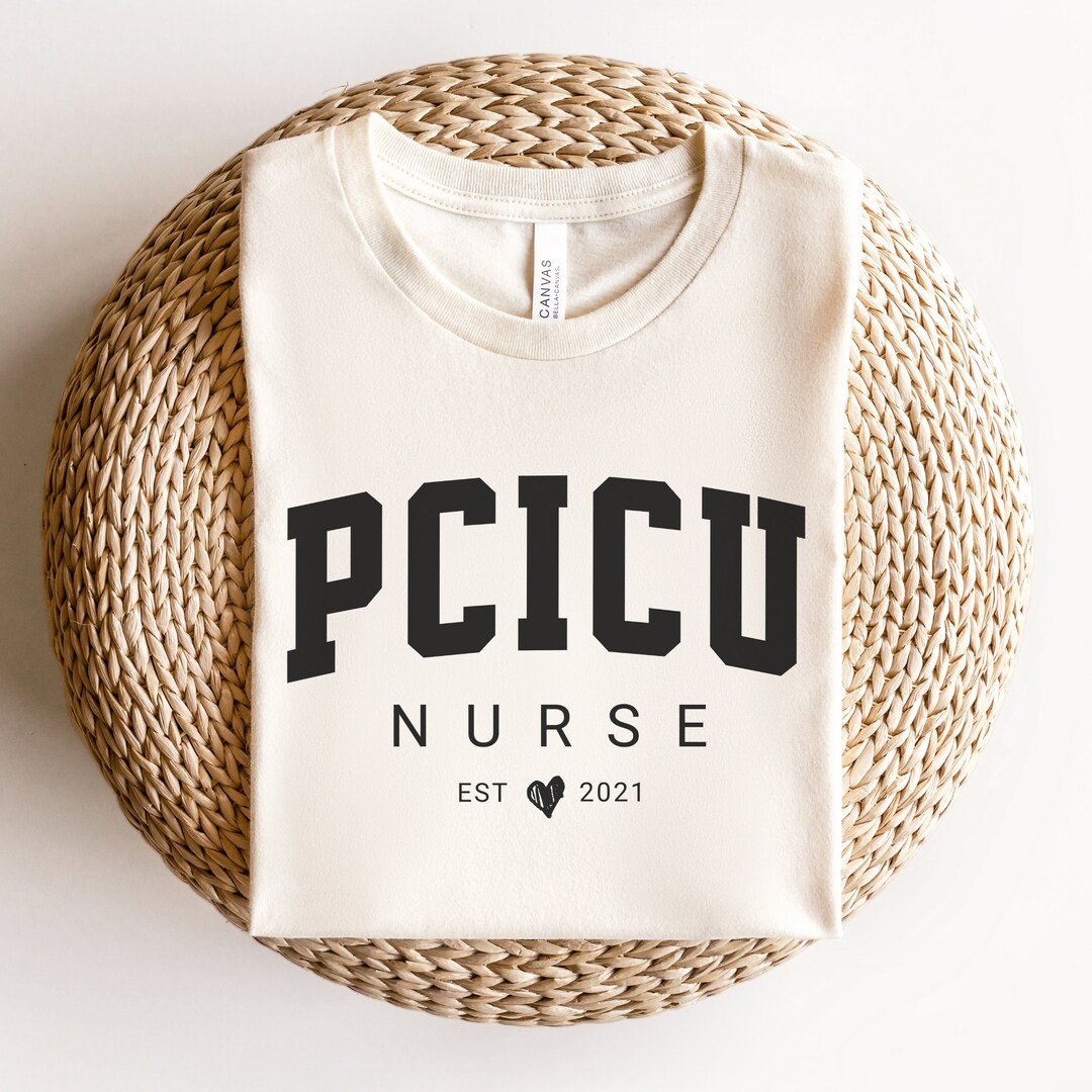 PCICU Nurse Shirt, Pediatric Cardiac Icu Nurse Tshirt, PEDS ICU Nurse ...
