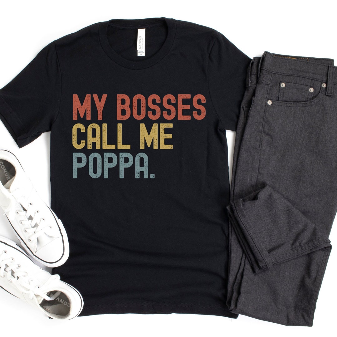 Poppa Shirt, Cool Poppa T-shirt, Poppa Gifts, Best Poppa Ever, Funny ...