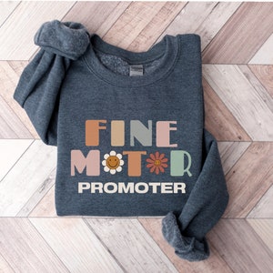 Cute Fine Motor Promoter Shirt, Cute OT Shirt, Occupational Therapist ...