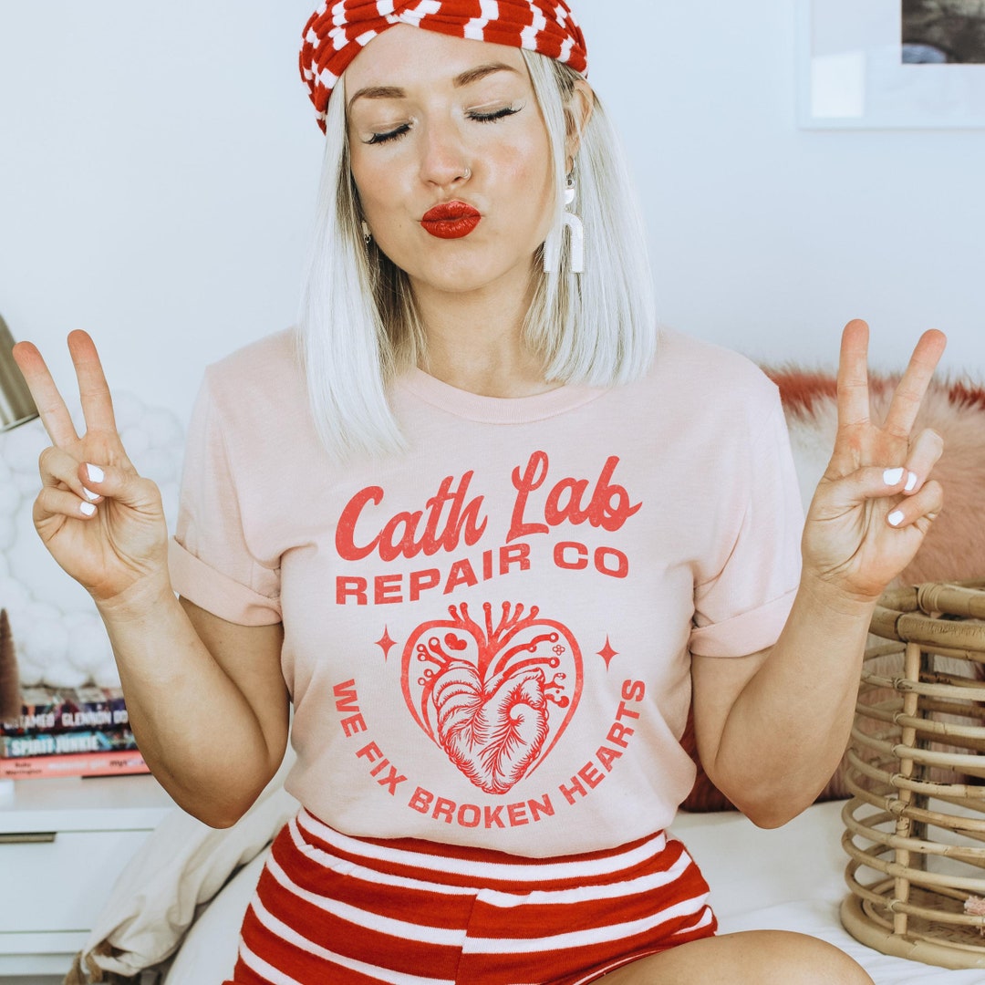 Cath Lab Repair Co T-shirt, Funny Cath Lab Nurse Tech Shirt Minimalist ...