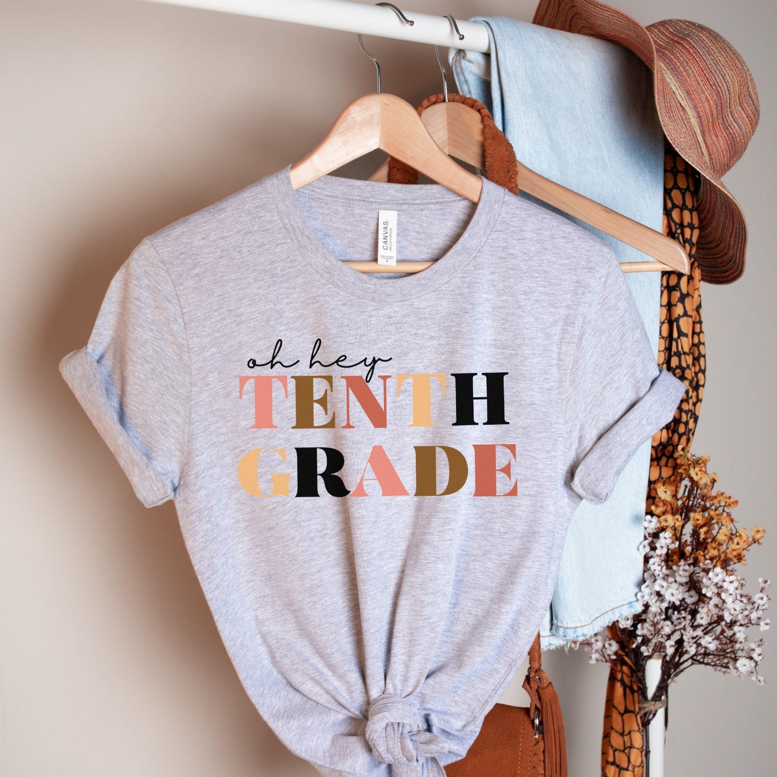 Tenth Grade Shirts for Teachers Hello Tenth Grade Shirt 10th | Etsy