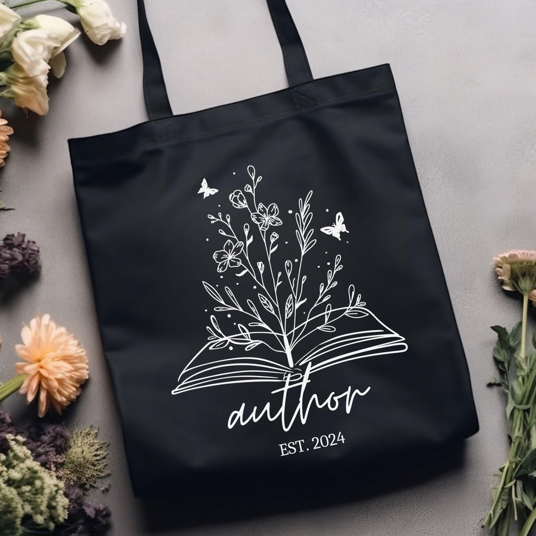 Author Tote Bag, Gift for Author, Published Author, Gift, Writer Tote ...