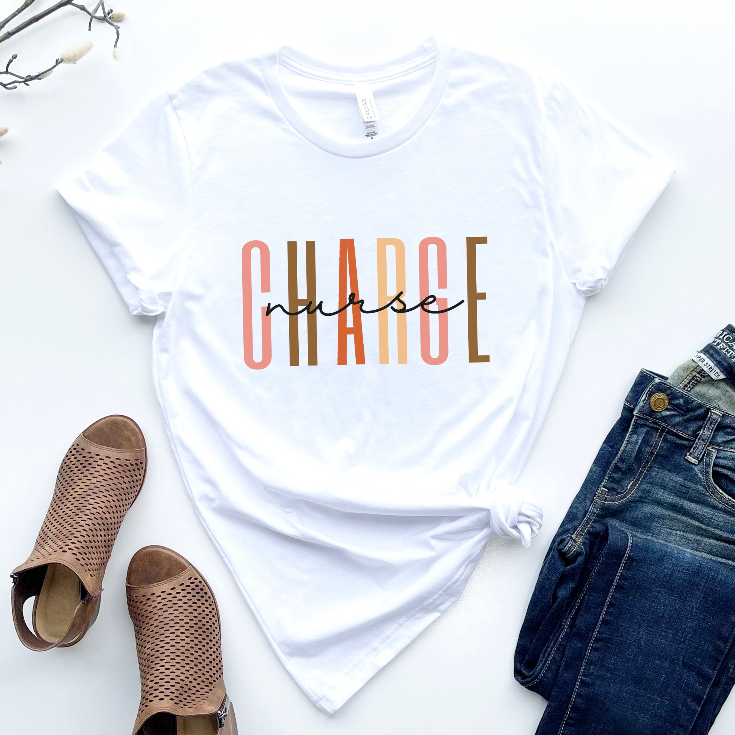 Charge Nurse Shirt, Charge Nurse Gift, Charge Nursing Gift, Cute Nurse ...