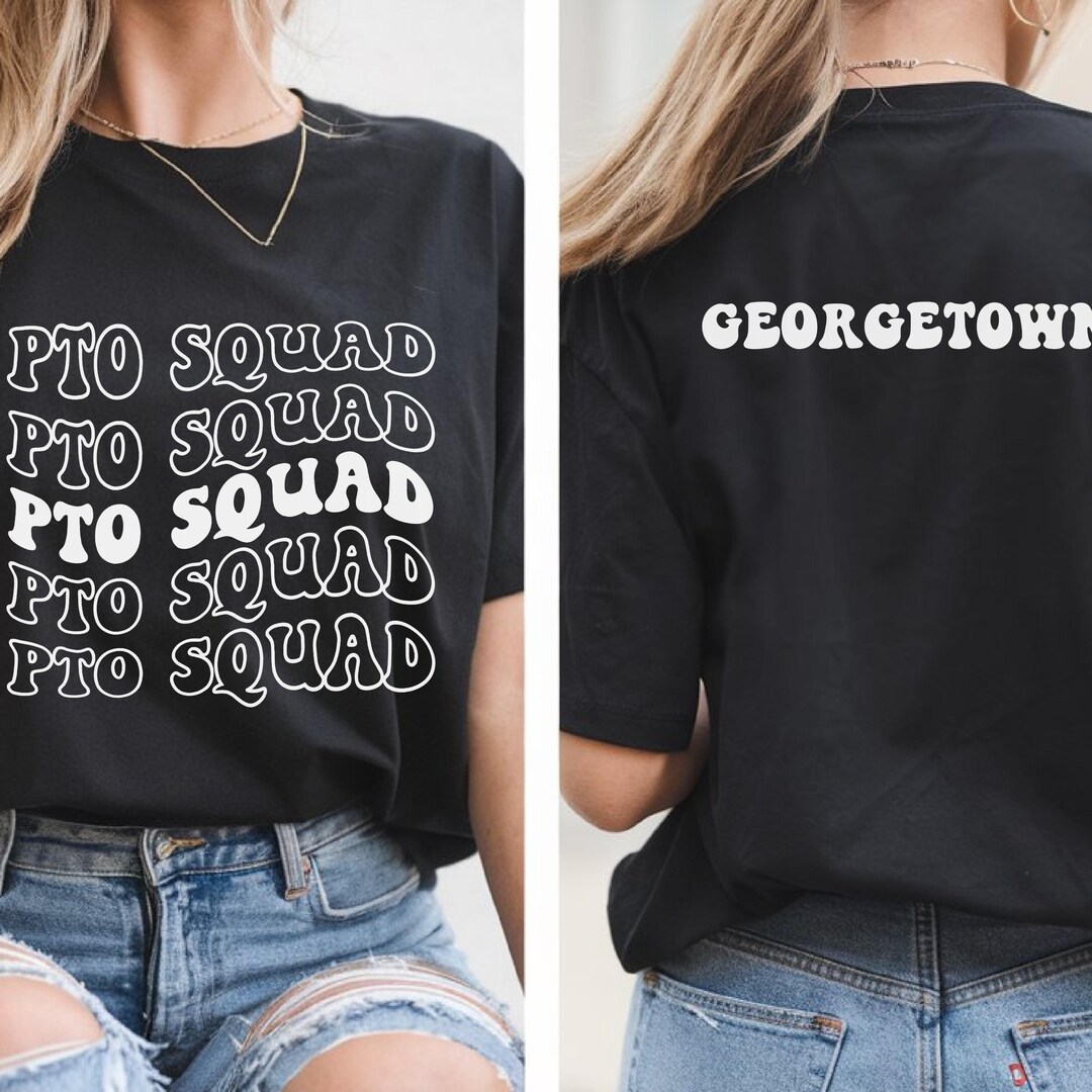 Custom PTO Shirt, PTO Squad Shirt, Parent Teacher Organization Shirt ...
