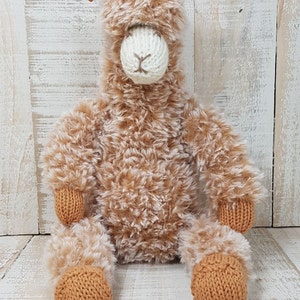 Knitted Toy Knitting Pattern for Alfie Alpaca, PDF Download - Etsy