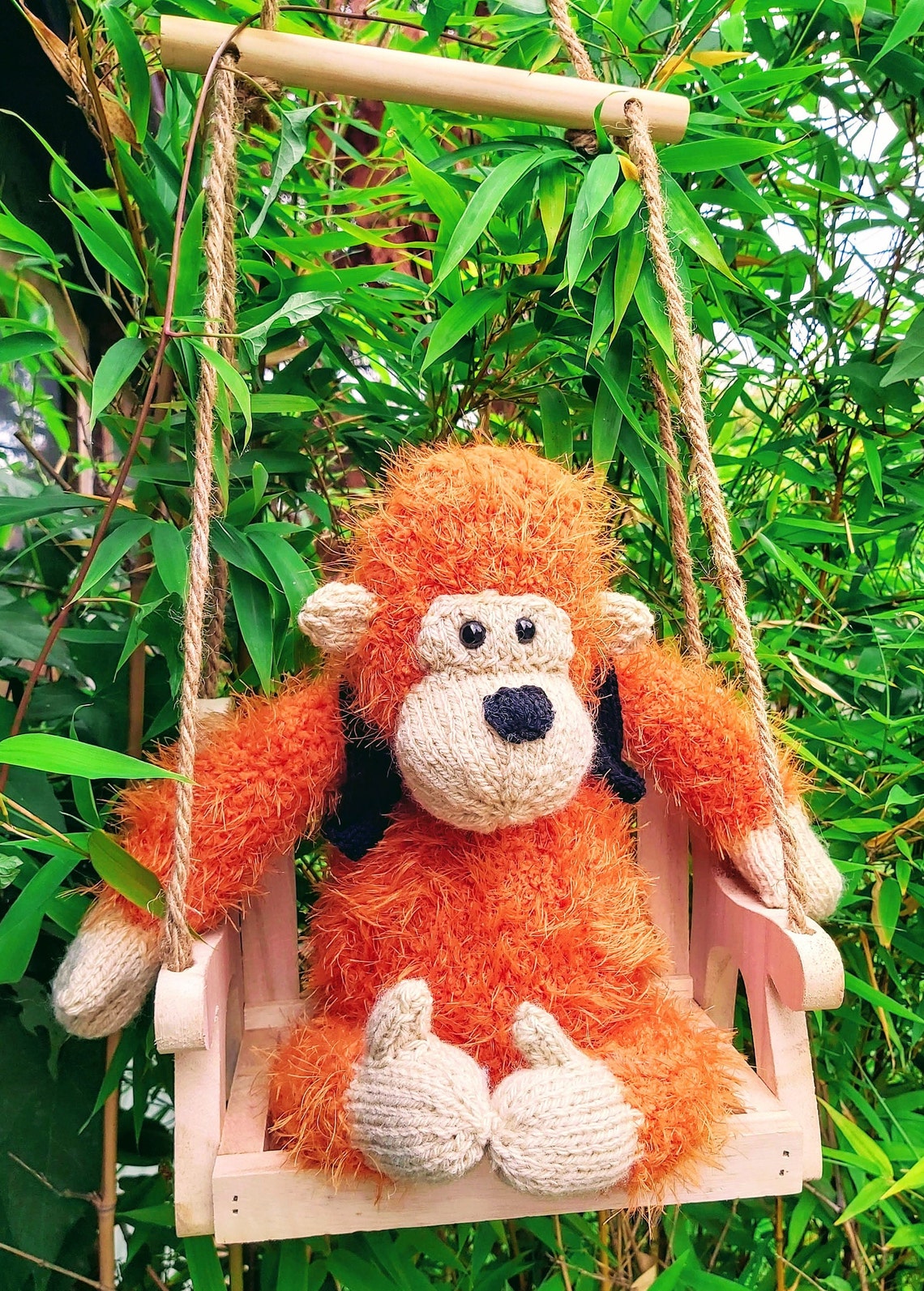 Sam Orangutan Knitting Kit - Make Your Very Own Orangutan - Easy to ...
