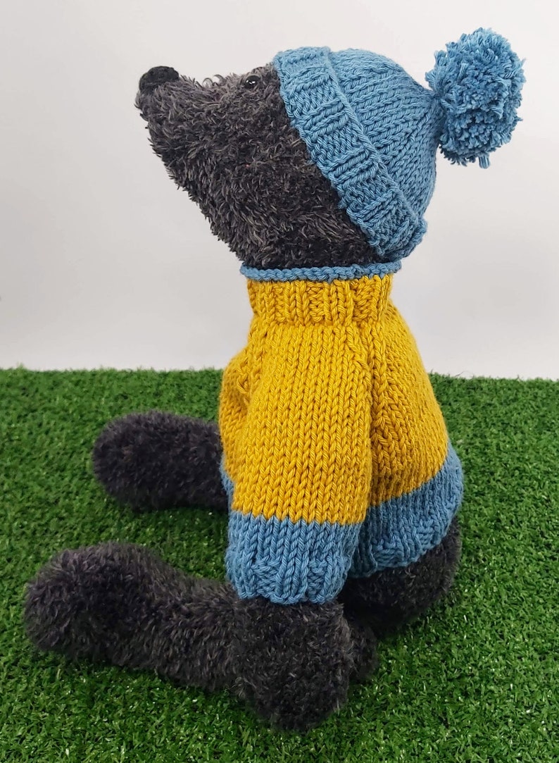 Knitting Kit Joel the Mole. Animal Knitting Kit. Easy Knitting Kit ...