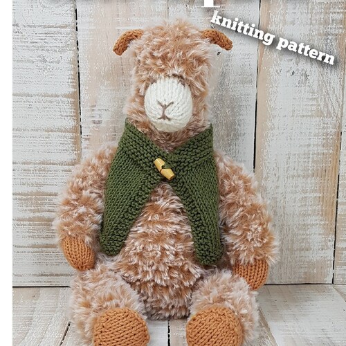 Alpaca Knitting Pattern - Etsy