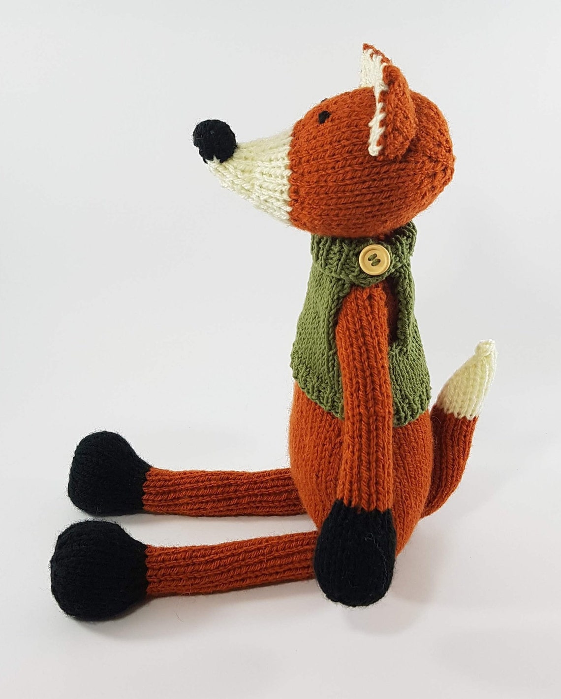 Ronnie the Fox Knitting Kit Make Your Very Own Fox Easy to - Etsy UK