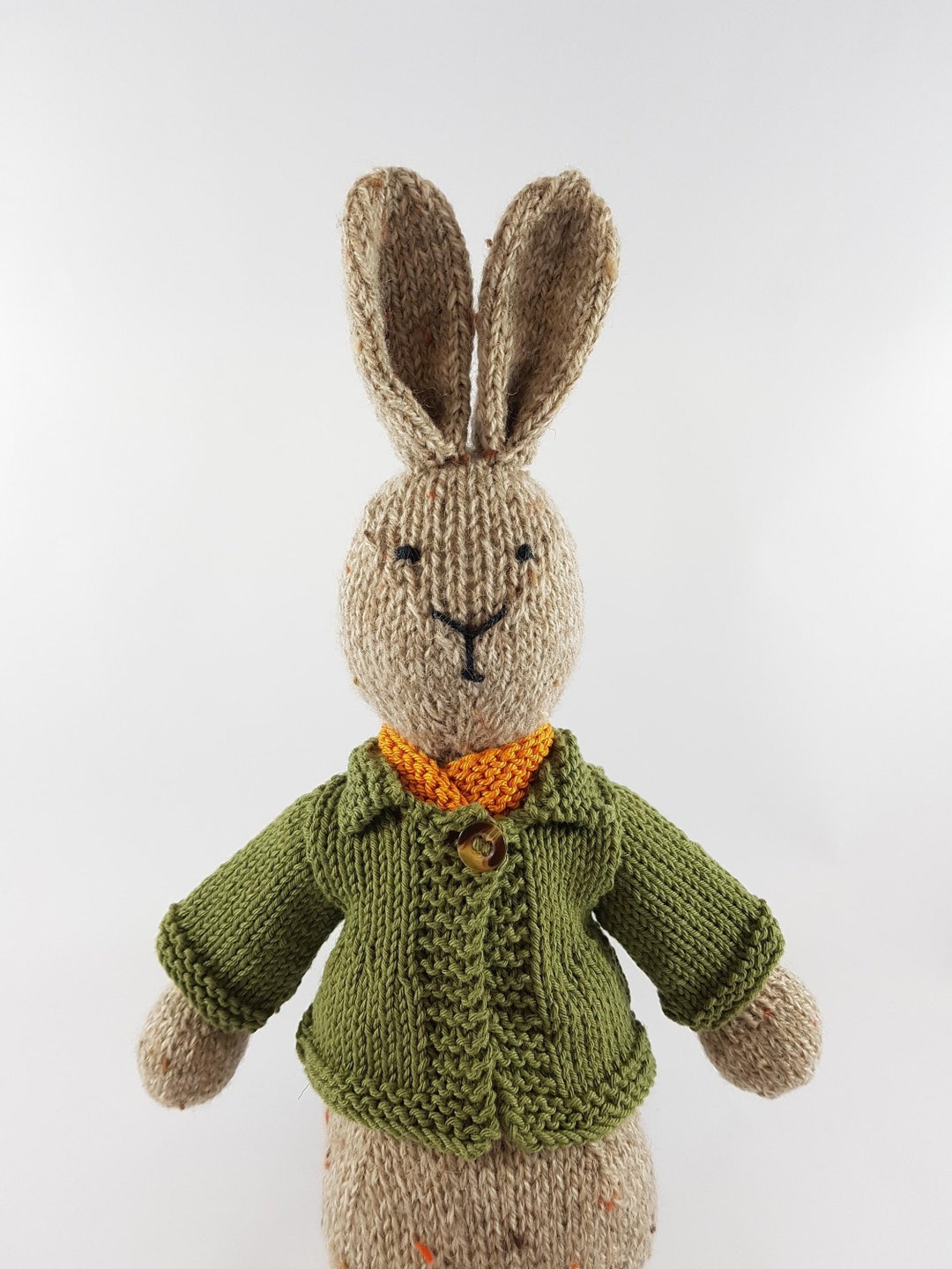 Knitted Toy Knitting Pattern for Arthur Rabbit Bunny, PDF Download - Etsy
