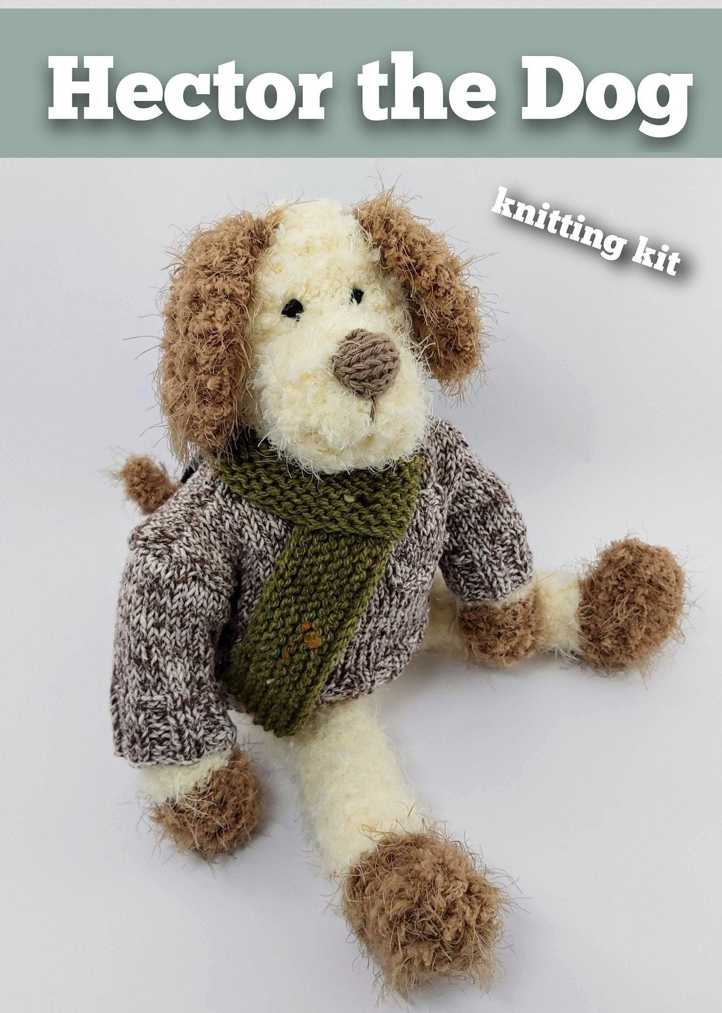 Hector the Dog Knitting Kit Make Your Very Own Dog Easy to - Etsy Canada