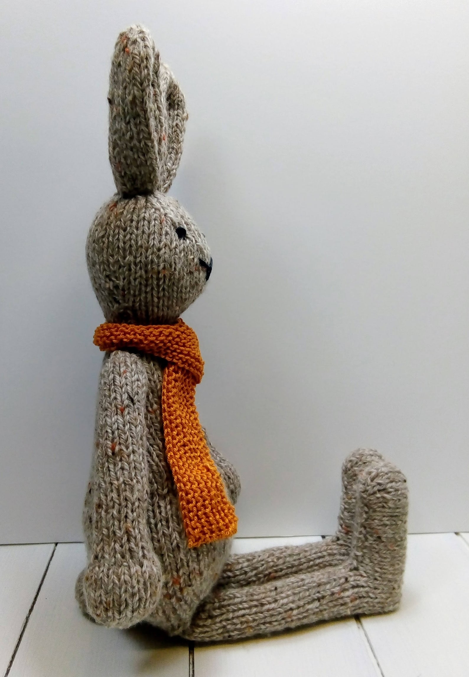 Toy Knitting Pattern for Albert (the Big) Rabbit, PDF Download - Etsy