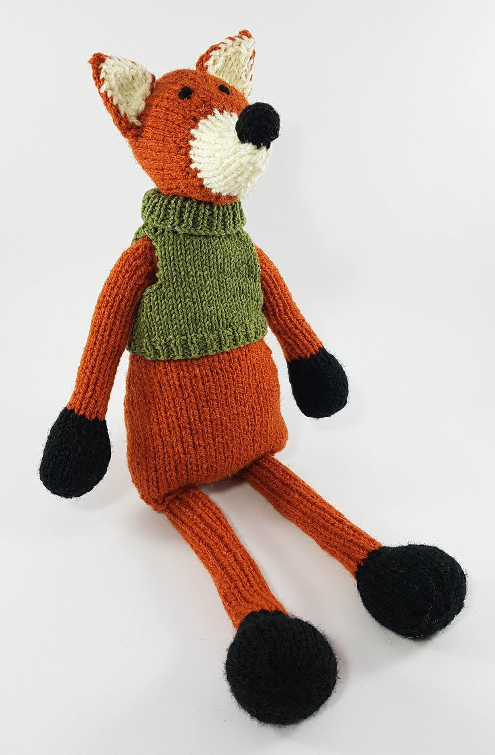 Knitted Toy Knitting Pattern for Ronnie the Fox PDF Download - Etsy
