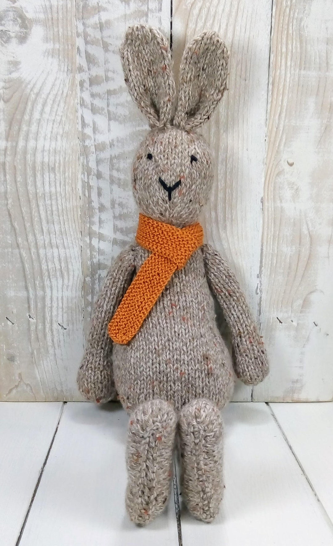 Toy Knitting Pattern for Albert (the Big) Rabbit, PDF Download - Etsy