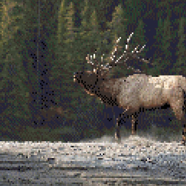 Bugling Elk Pattern - Etsy