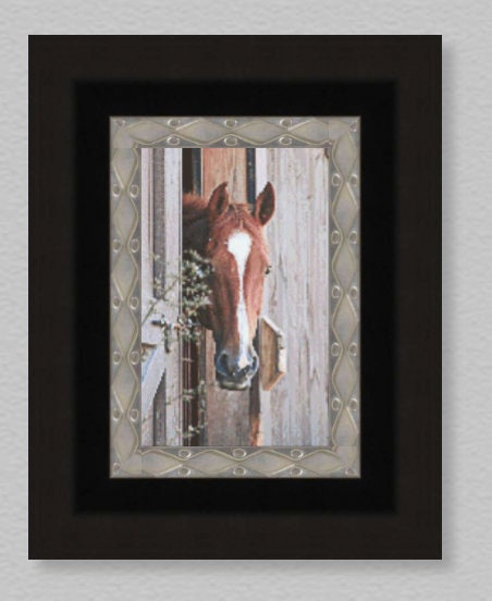 Sunday is Barn Day Cross Stitch Pattern PDF, Instant Download, Horse ...