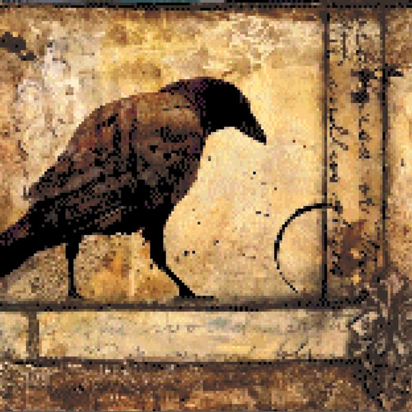 Goth Bird Pattern - Etsy