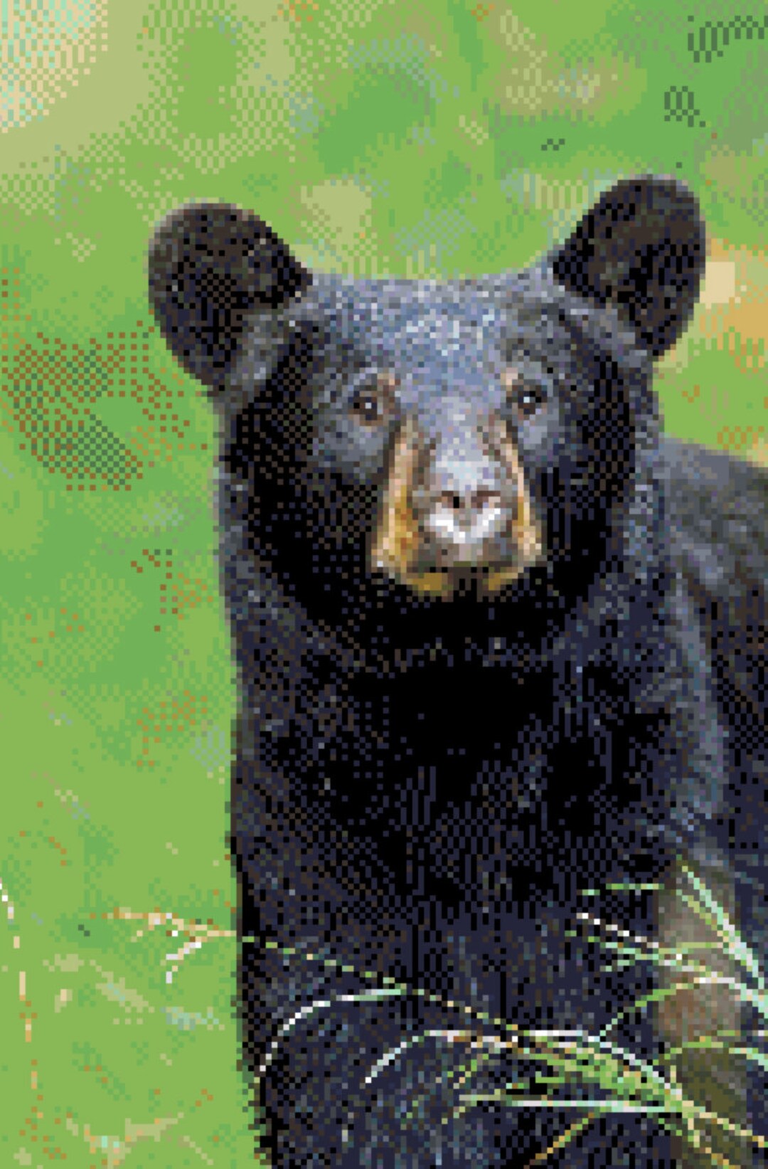 Black Bear Cross Stitch Pattern PDF Instant Download - Etsy