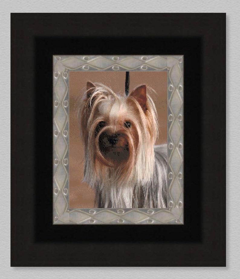 Silky Terrier Cross Stitch Pattern ~ PDF, Instant Download, Yorkshire ...