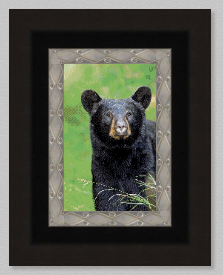 Black Bear Cross Stitch Pattern PDF Instant Download - Etsy