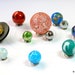 Solar System Model Orrery Display Marbles Collection 11 Glass Marble ...