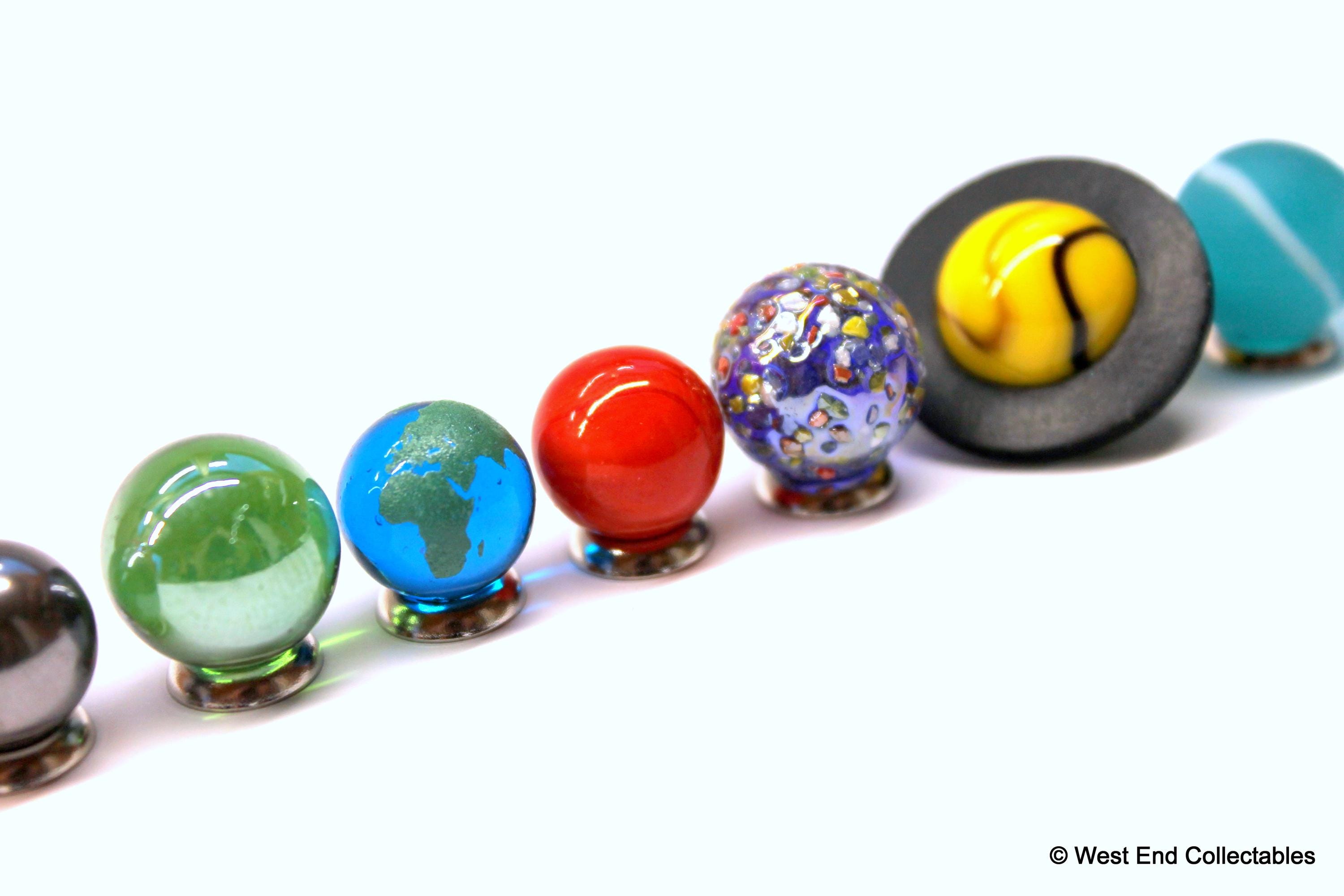 Solar System Planet Marbles Model Orrery Globe Collection 10 Planets ...