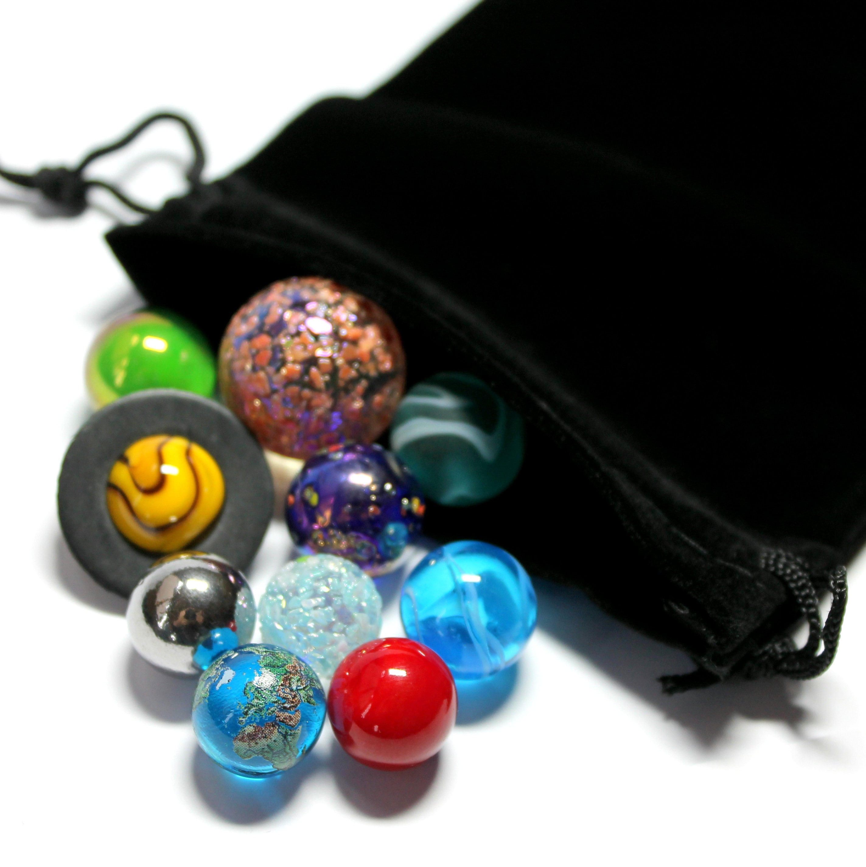 Solar System Planet Marbles Orrery Globe Display Collection - Etsy