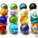 Boxed Set of 16 X 16mm Glass Marbles Marble Collection Starter Set ...